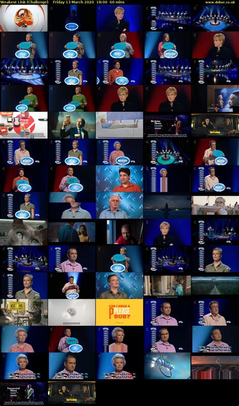 Weakest Link Challenge 2020 03 13 1800