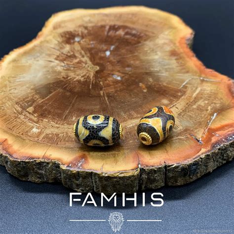 Тибетский агат натуральный, Бусина дзи "3 глаза" 20 мм. в интернет ...