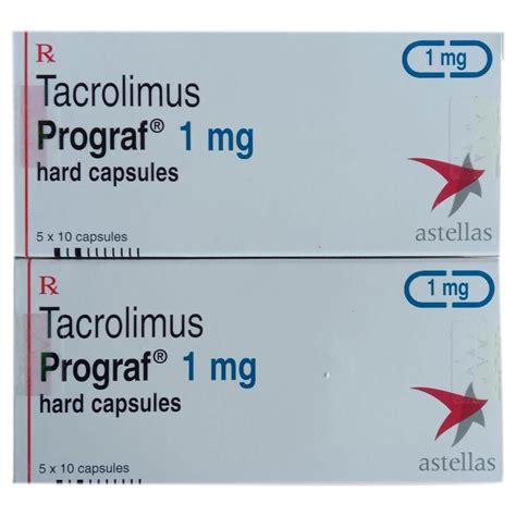 Astellas Prograf 1mg Tacrolimus Capsules 5x10capsules At Rs 750stripe