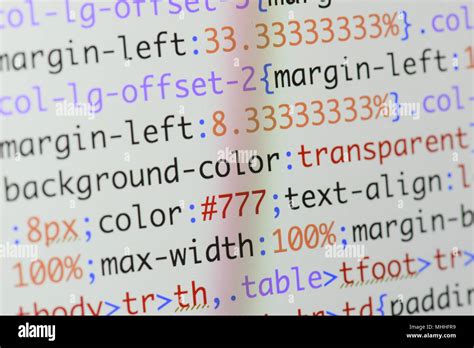 Real Css Code Developing Screen Programing Workflow Abstract Algorithm
