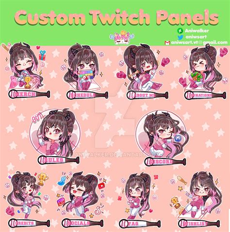 Open Commisions Custom Detailed Chibi Panels By Aniwalker On Deviantart