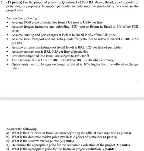 Solved 2 15 Points For The Proposed Project In Question 1