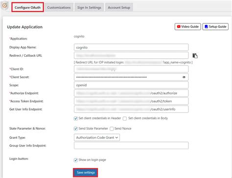 Configure Aws Cognito Sso In Wordpress Aws Cognito Oauth
