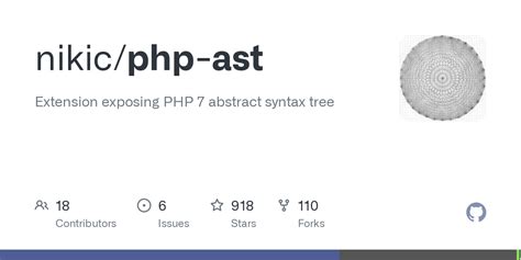 Github Nikicphp Ast Extension Exposing Php 7 Abstract Syntax Tree
