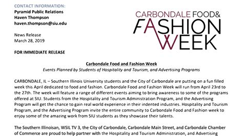 How To Write A Press Release Workshop SIU PRSSA