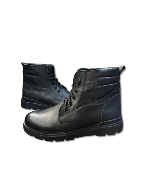 ტყავის მაღალძირიანი დათბილული ფეხსაცმელი Mkshop Ge მამაკაცის ფეხსაცმელი