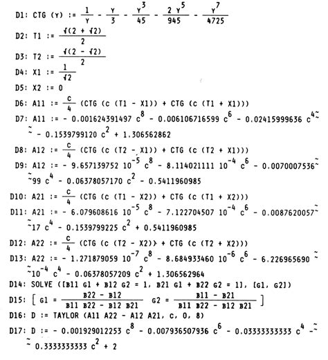 first part san results from derive for a periodic array of collinear