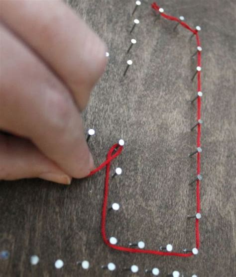 String Art Tutorial How To Make String Art Step By Step String Art