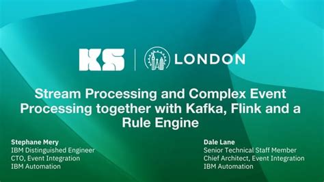 Stream Processing And Complex Event Processing Together With Kafka