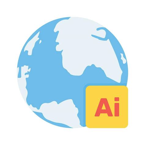 Trendy Icon Of Global Ai World Ai Technology Vector Design 35861285 Vector Art At Vecteezy