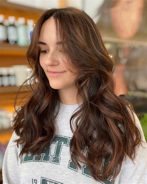 Warm And Vibrant Auburn Balayage Ideas