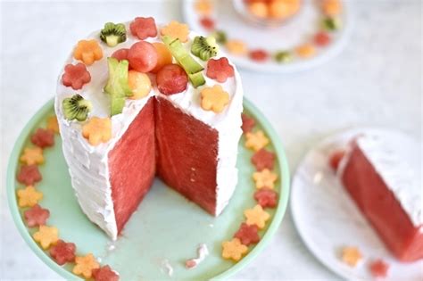 Watermelon Cake Whipped Cream