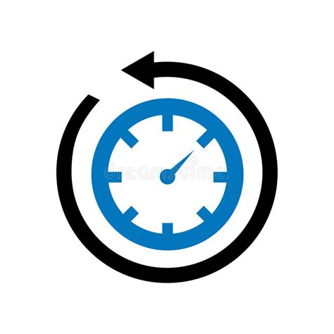 Rewind Time Icon Simple Thin Line Outline Vector Of Time Icons For Ui
