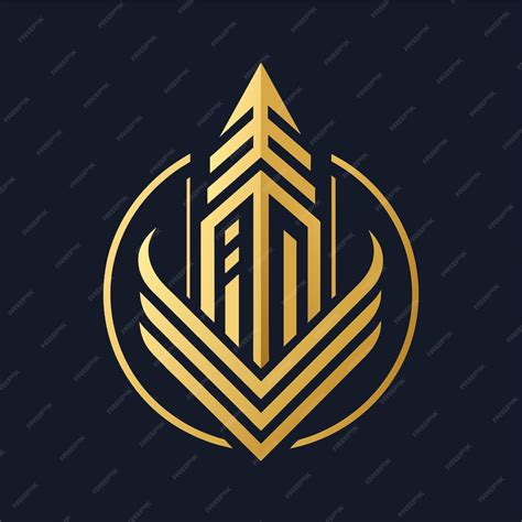 Premium Vector Clean And Contemporary Gold And Black Logo Design On A