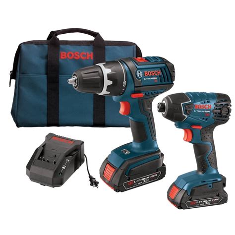 Bosch 18v 2 Tool Kit W Compact Tough Drill Driver Impact Driver