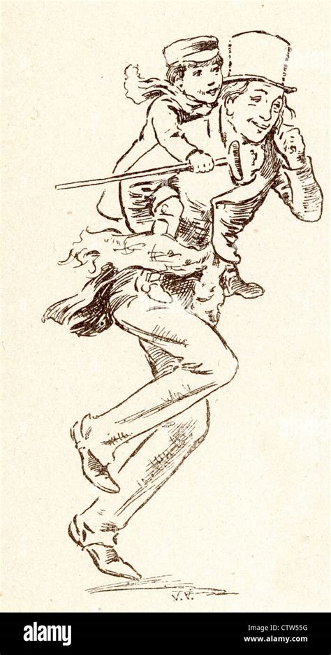 Bob Cratchit And Tiny Tim From A Christmas Carol By Charles Dickens