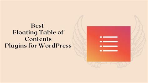 Best Floating Table Of Contents Wordpress Plugins Toc