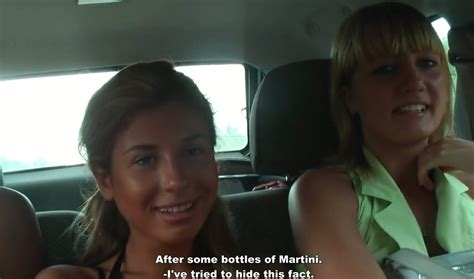 Raunchy Looking Chicks Are Having Fun With Guys In A Car