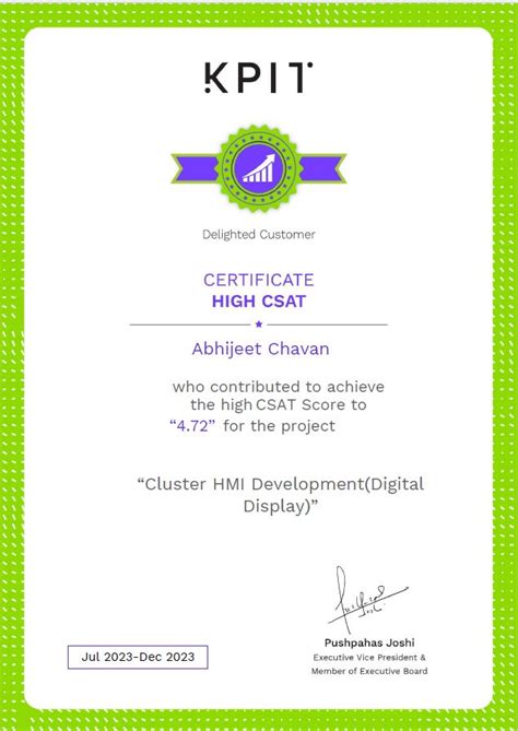 Abhijeet Chavan On Linkedin 😊 Kpit