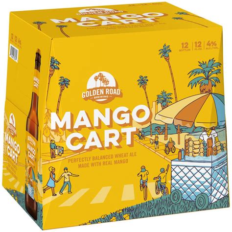 Golden Road Brewing Brewing Mango Cart Beer Bottles 12 Fl Oz Delivery