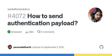 How To Send Authentication Payload Socketio Socket Io Discussion GitHub
