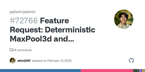 Feature Request Deterministic MaxPool D And AvgPool D Issue Pytorch Pytorch GitHub