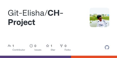 GitHub Git Elisha CH Project GitHub Git Elisha CH Project