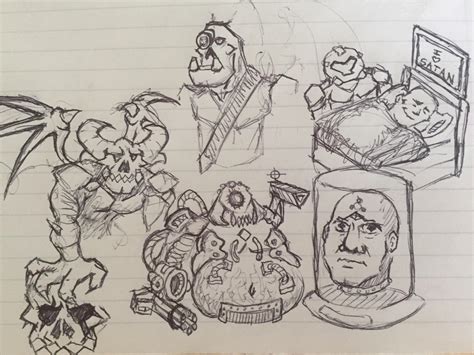 Some Doom Inspired Doodles R Doom