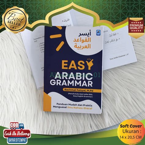 Jual Ori Buku Easy Arabic Grammar Panduan Mudah Dan Praktis Menguasai Ilmu Nahwu Sharaf