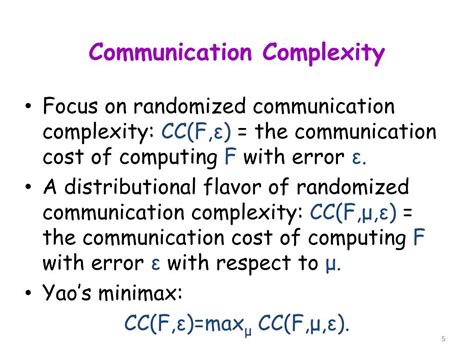 ppt communication complexity information complexity and applications