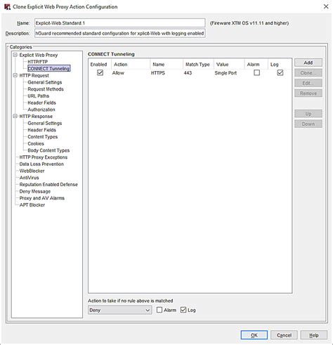 explicit proxy connect tunneling