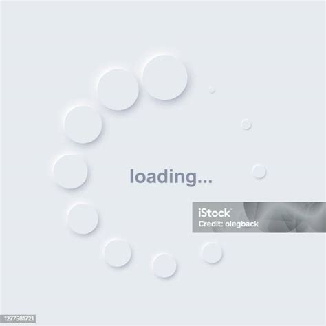 컴퓨터에서 아이콘 기호를 로드합니다 다운로드 또는 업로드 진행 상황을 나타내는 흰색 원입니다 웹 페이지 또는 사이트 로더