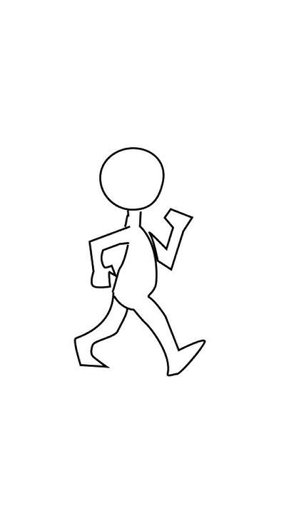 2d character walk cycle animation in after effects and cartoon animator 4 - YouTube