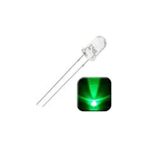 LED 5MM GREEN CLEAR Agarwal Electronics