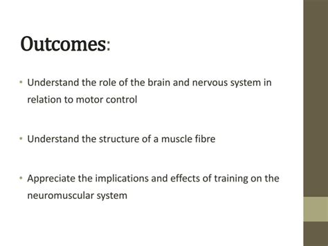 Neuromuscular Adaptations To Sports Training Pptx Brain And Nervous System Disorders