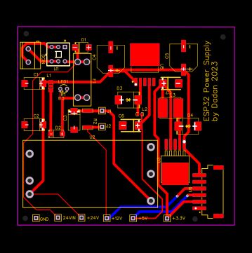PCB ESP32 Power Supply Resources EasyEDA
