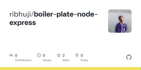 Github Ribhujiboiler Plate Node Express