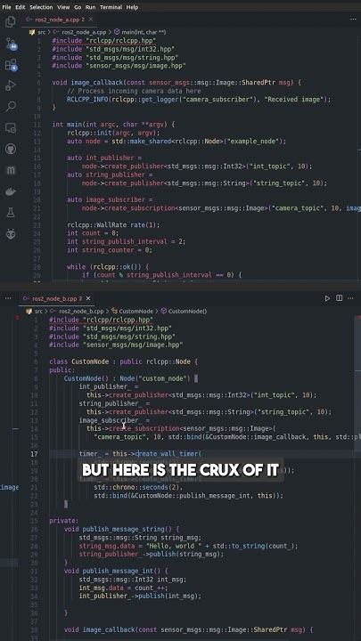 Ros2 Cpp Nodes Various Methods Of Initialization Ros2 Robotics Cpp Nodes Youtube
