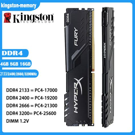 Ram Ddr4 4gb 8gb 16gb 2133 2400mhz 2666mhz 3200mhz Desktop Memory 12v