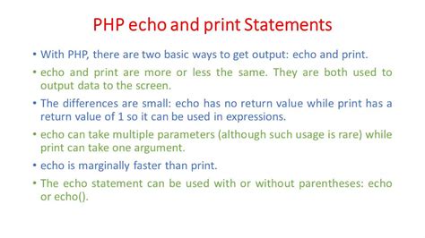 Wd Unit 4 Php Basics Ppt