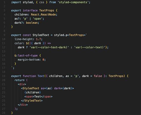 Highlighting Breaks After Props And Css`` Function Usage · Issue 425
