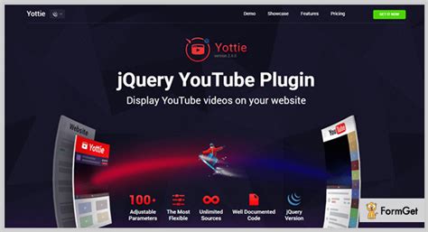 Top Youtube JQuery Plugins Free And Paid FormGet