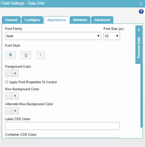 Data Grid Form Control