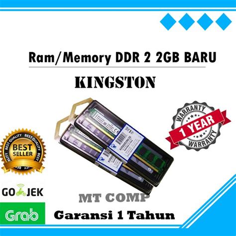 Jual RAM MEMORY PC DDR GB BARU KINGSTON Di Lapak MT Comp Bukalapak