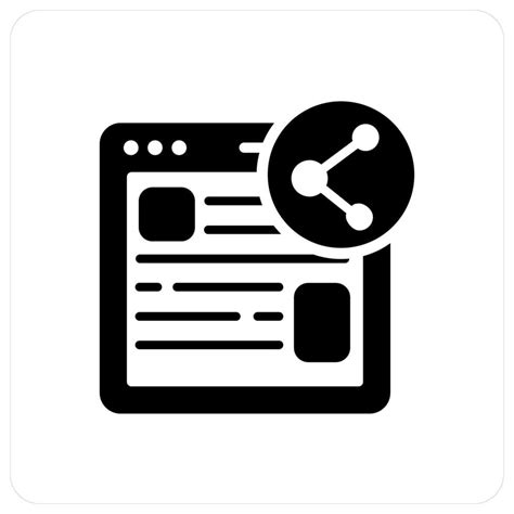 Share Webpage And Iocn Concept 50497261 Vector Art At Vecteezy