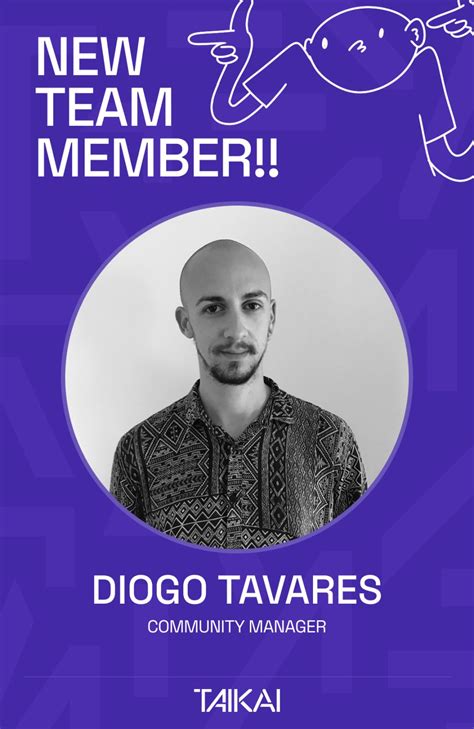 taikai hackathon platform on linkedin give a welcome to diogo