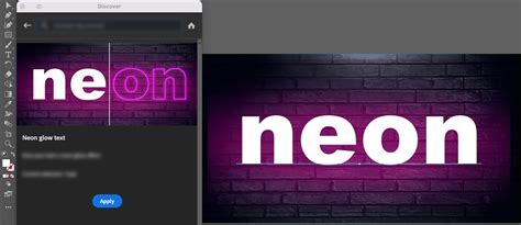 Apply Neon Glow Effect To Text