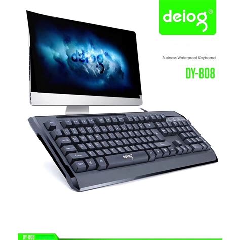 Deiog Dy 808 Usb Wired Keyboard Office Style For Pc Laptop Gaming Computer Keyboard Basic Deiog Dy 808 Usb Wired Keyboard Office Style For Pc Laptop Gaming Computer Keyboard Basic