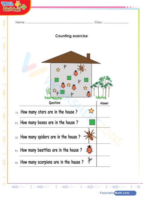 Counting Objects Worksheet