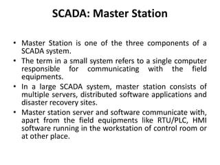 Remote Terminal Unit RTU In SCADA Pptx